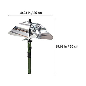 YARNOW Garden Wind Spinners Plastic Pinwheels Bird Repeller Pinwheels Wind Sculptures Yard Stake Stick Art Ornament Bird Repellent Device Stakes Decorations for Lawns Yard Patio