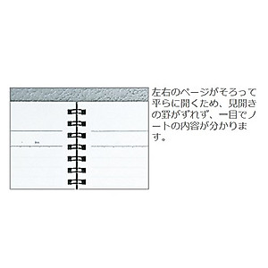 Kokuyo Campus Wide Twin Ring Notebook - Special B5 (7.5" X 10") - 30 Lines - 70 Sheets - Blue