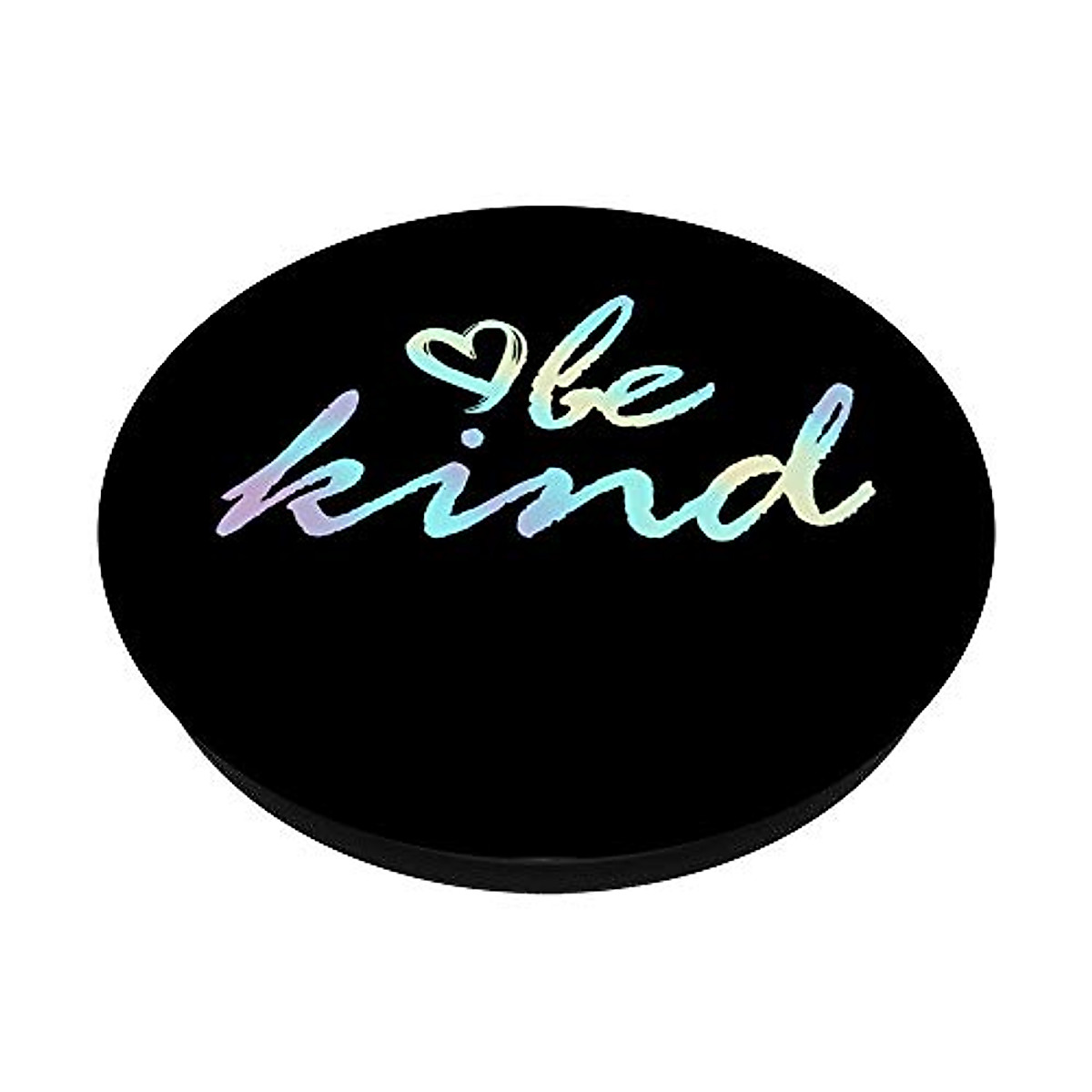 Rainbow Be Kind Black PopSockets Swappable PopGrip