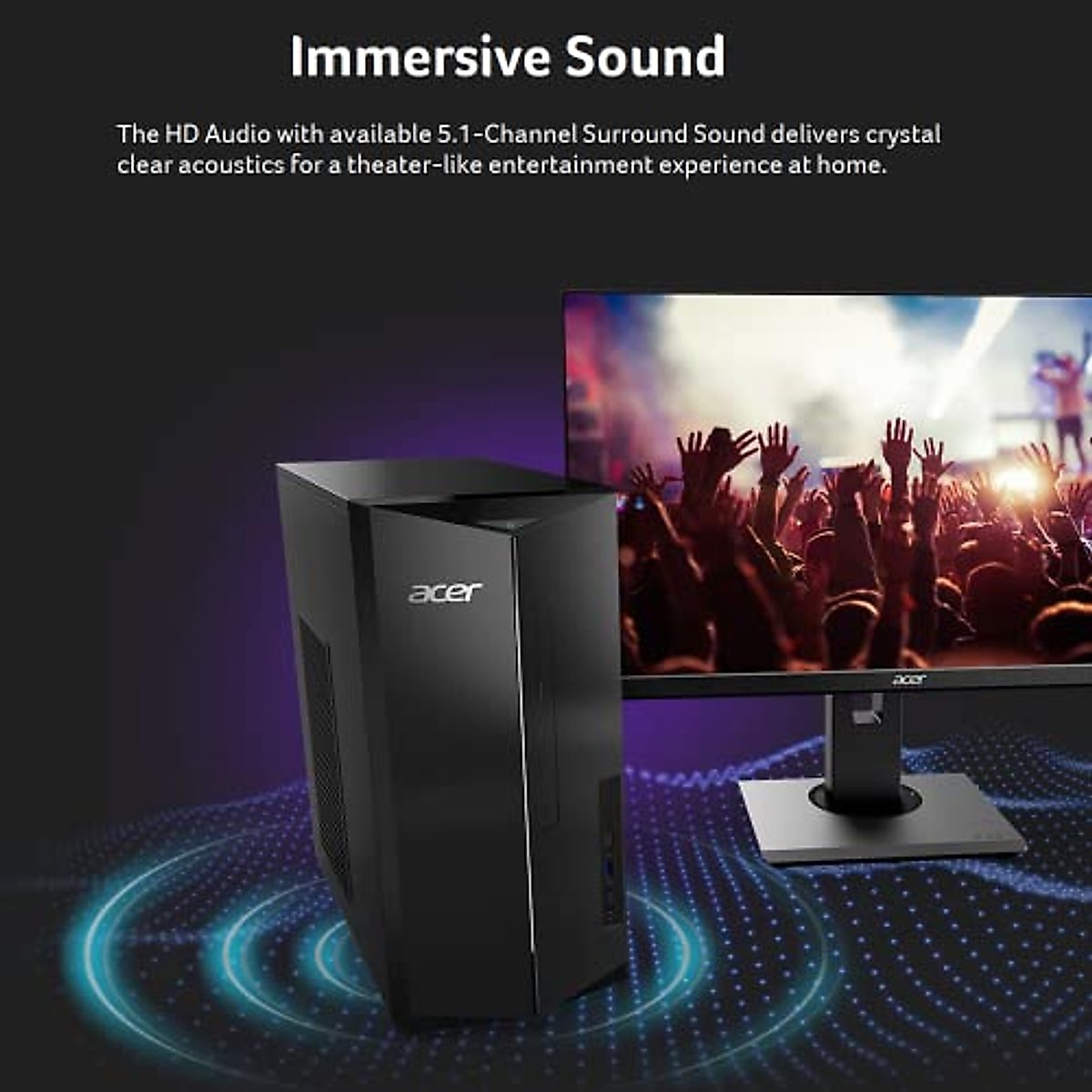 Acer Aspire TC-1760-UA93 Desktop | Intel Core i7-12700F 12-Core | NVIDIA GeForce GTX 1660 Super | 16GB DDR4 | 512GB SSD | 1TB HDD | 8X DVD | Intel Wi-Fi 6 AX201 | Bluetooth 5.2 | Windows 11 Pro