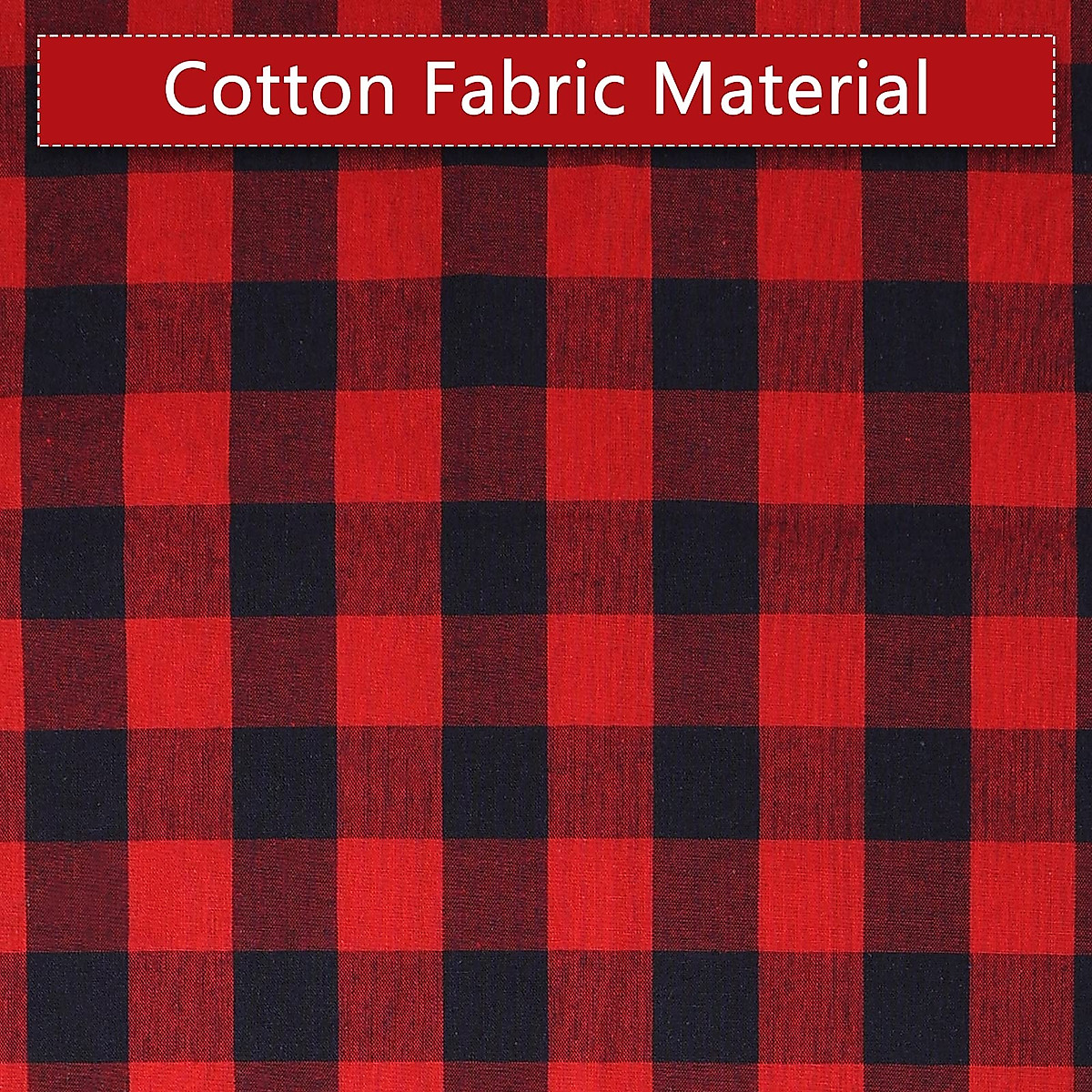 Aboofx 3 Pack Extra Large Christmas Bags with Drawstring, 31.5 x 17.7 Inch Large Plaid Fabric Bags Santa Sack Present Bags Stocking Storage for Christmas Party Xmas Ornaments Supplies