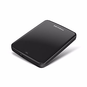 (Old Model) Toshiba Canvio Connect 500GB Portable Hard Drive, Black (HDTC705XK3A1)