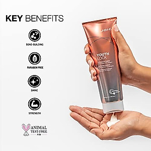 YouthLock Conditioner Formulated With Collagen | Youthful Body & Bounce | Reduce Breakage & Frizz | Soften & Detangle Hair | Boost Shine | Sulfate Free | With Arginine | 8.5 Fl Oz