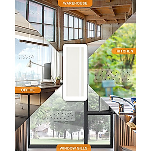 Window Fly Traps Indoor Clear 30 Pack, Sticky Window Fly Paper Strips Indoor Fly Catchers Flypaper for Home