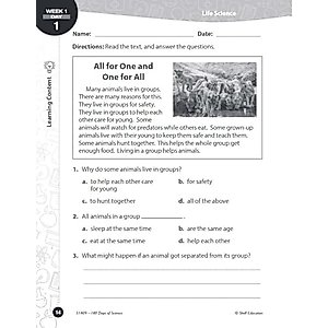 180 Days™: Science, Earth and Space Science for 3rd Grade Practice Workbook for Classroom and Home, Cool and Fun Practice Created by Teachers (180 Days of Practice)