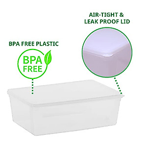 90% Chance of getting TWO for the price of ONE. 2.4 gal Produce Saver Containers for Refrigerator, Pizza Dough Proofing Box, Vegetable Storage Containers for Refrigerator, Pizza Storage Container, Marinating Container, Pizza Dough Box, Veggie Saver…