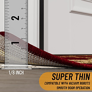 Ottomanson Non Slip Rug Pad Grip 3X10 1/8 Thick, Protection for Any Flooring Surface, Keep your Runner Rug and Area Rugs in place, 2'6'' x 9'11", Beige