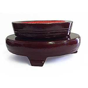 Amlong Crystal Clear Crystal Ball 8 inch (200mm) Diameter with Wooden Stand