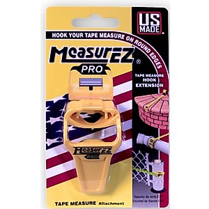 Blue Heron MeasurEZ Pro Tape Measure Adapter - Accurate Measuring Tool - Pipe Fence Steel Extension
