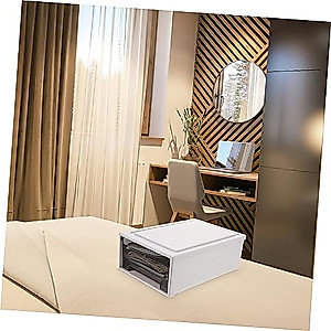 HOOTNEE 2pcs Sneaker Holder Containers Storage Drawers Storage Containers with Drawers Drawer Organizer Sundries Container Bin Chest of Drawers Stackable Closet Organizer Storage Bins Pp