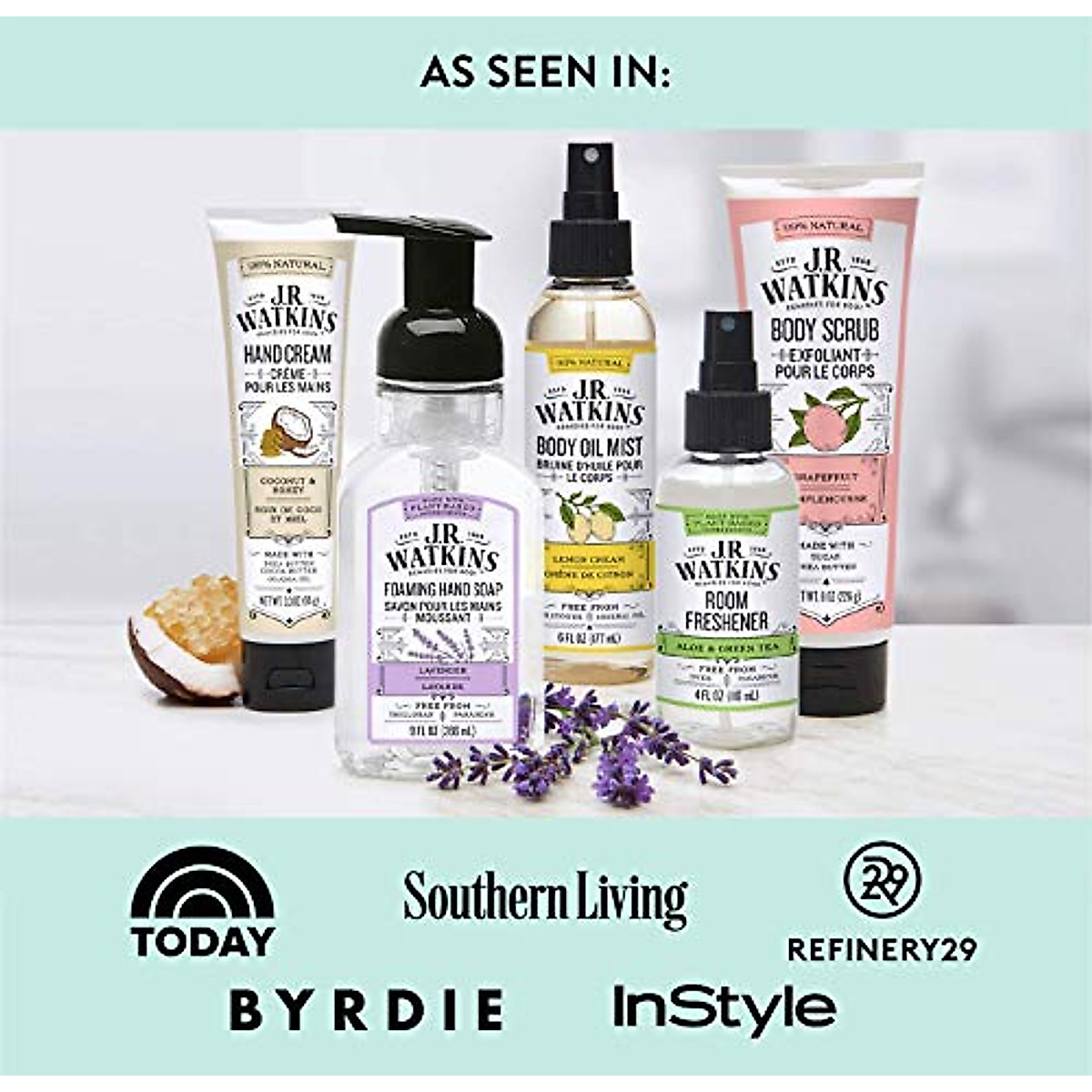 J.R. Watkins Daily Moisturizing Lotion (Lemon Cream) - 18 Ounces