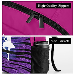 Ballet Dancing Glitter Personalized Kids for Boy/Girl Teen Primary School Daypack Travel Bag Bookbag
