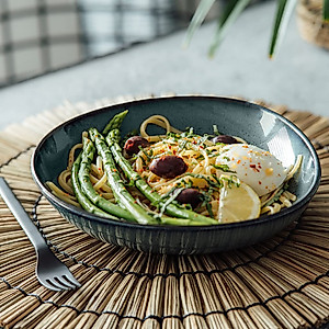 Villeroy & Boch Lave Gris Small Bowl Flat, 8.5x1.75, Stoneware, Gray