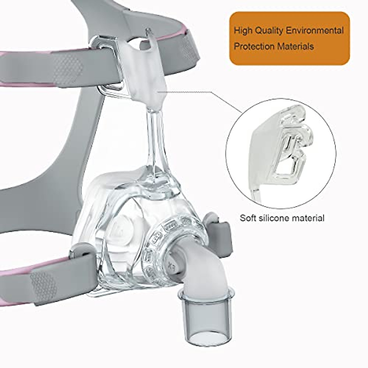 Resmed Mirage Fx Replacement Frame for Mirage fx Nasal mask, Resmed Mirage Fx Headgear Nasal Guard Reuse Breathing Machine Accessory Replacement Fit for Mirage FX Nasal Guard,Standard/Widened