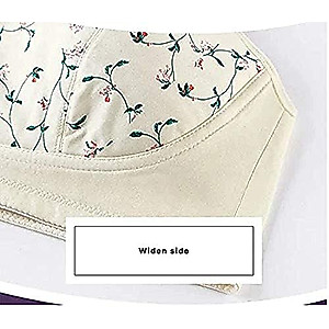 KHDFID Front Button Bra, Convenient Front Button Bra,Front Closure Sports Bras Women Cotton Ultra Soft Cup,Everyday Sleep Bras,Front Closure Cotton Sports Bras for Women Girls (Beige,38)