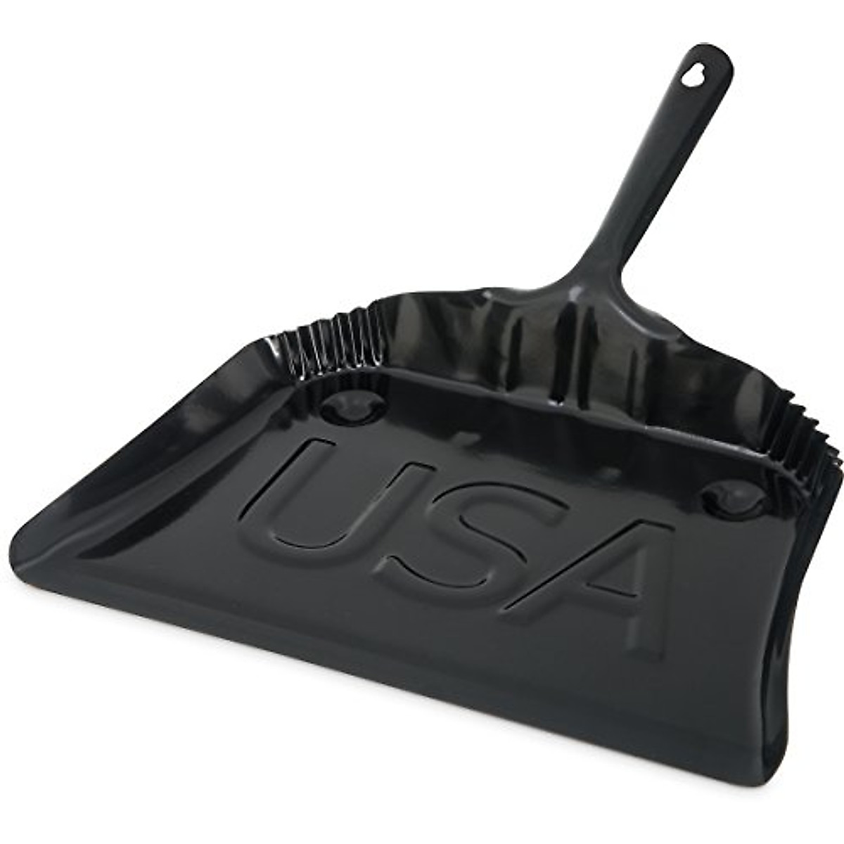 CFS 3623603 Flo-Pac Steel Metal Dustpan, 12" Length, Black