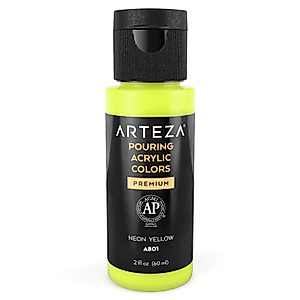 ARTEZA ARTZ-9655 Art-Paints, Neon Yellow