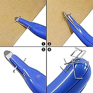 Professional Magnetic Staple Remover Puller Rubberized Staples Remover Staple Removal Tool for School Office Home (5blue+2black)