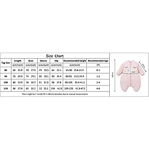 Happy Cherry Baby Winter Wearable Blanket Safe Comfy Cotton Sleeping Sack Thicken Wide Hem Cartoon Romper