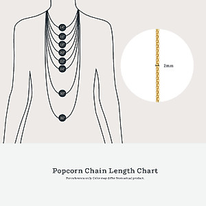 KEZEF 18k 2mm Gold Plated 925 Sterling Silver Necklace Chains Italian Curb Figaro Singapore Popcorn 14"-42" Gold Necklace Chain Sterling Silver Necklace for Women Mens Necklace Chain