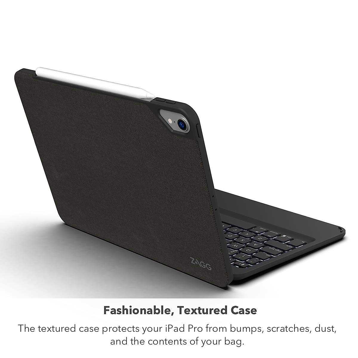 ZAGG Folio Keyboard - Backlit Tablet Keyboard and Case - Made for iPad Pro 11"" (2018) - Black (103002357)