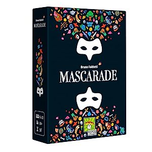 Mascarade Party Game (2nd Edition) - Masked Bluffing and Deduction Strategy Game, Family Game for Kids & Adults, Ages 10+, 2-13 Players, 30 Minute Playtime, Made by Repos Production