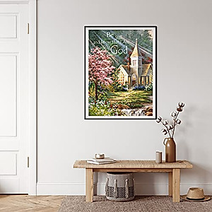 Jesus Cross Stitch Kits for Adults - Stamped Crossstitching Kits Preprinted 11 Count Cross-Stitch Kit for Beginner, 11CT Prestamped Easy Pattern Needlepoint Kits Crafts for Decor 11.8x15.7inch