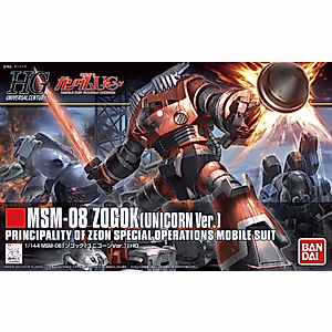 Bandai Hobby #161 HGUC MSM-08 Unicorn Version Zogok Model Kit, 1/144 Scale