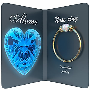 Thin 14k Gold Filled Tiny Nose Ring Hoop - 2 mm White Opal piercing Nose Hoop - 24 gauge very Thin Nose Hoop Tiny Piercings Nose Rings hoop - Opal nose rings