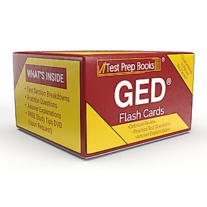 GED Study Cards 2025-2026: GED Test Prep and Practice Questions for All Subjects [2nd Edition]