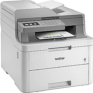 Brother MFC-L3710CW Compact Digital Color All-in-One Wireless Laser Printer, AirPrint, Hi-Speed USB 2.0, Wi-Fi Direct, 19ppm, 3.7" Color Touchscreen, Amazon Dash Replenishment Ready, Durlyfish