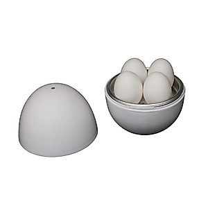 Microwave Egg Boiler Cooker Hard or Soft Boiled Eggs BPA Free Cook Up To 4 Eggs In Minutes Food-Grade
