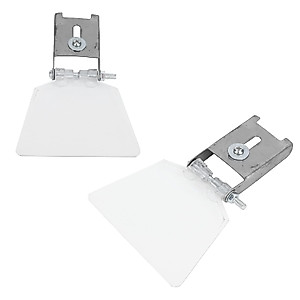 Bench Grinder Eyeshield,2Pcs Bench Grinder Safety Shield 304 Stainless Steel Bench Grinder Guards Attachment Accessories for Bench Type 125/150 Grinders