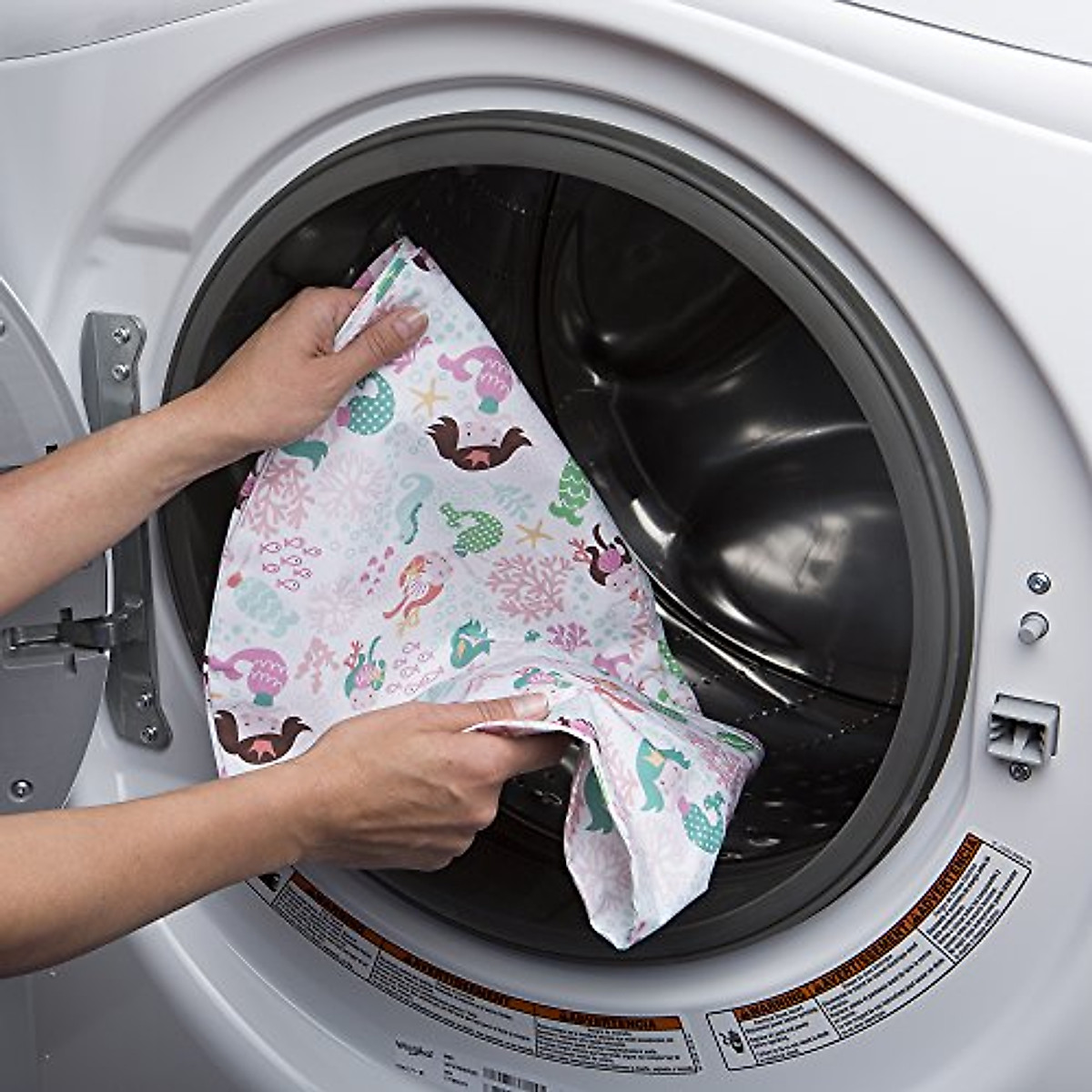 Boppy Original Pillow Cover, Mermaids, Cotton Blend Fabric with Allover Fashion, Fits All Boppy Nursing Pillows and Positioners