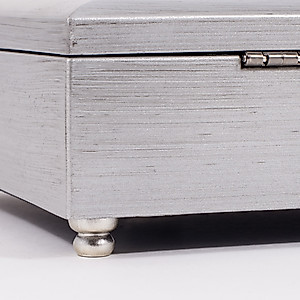 Cottage Garden Granddaughter See Future Through You Silvertone Jeweled Music Box Plays You Light Up My Life