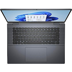Dell Inspiron 16 2-in-1 Business Laptop 2023 16” FHD+ 1920 x 1200 Display IPS Touchscrenn, AMD Ryzen 7 7730U AMD Radeon Graphics 16GB LPDDR4 2TB SSD Backlit Keyboard Fingerprint Windows 11 Home