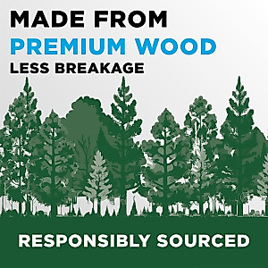 Ticonderoga Wood-Cased Pencils, Unsharpened, #2 HB Soft, Yellow, 96 Count