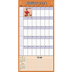 2024 Family Planner, 17-Month Calendar Planner: August 2023 - December 2024, 12" x 12" - Retro Mama
