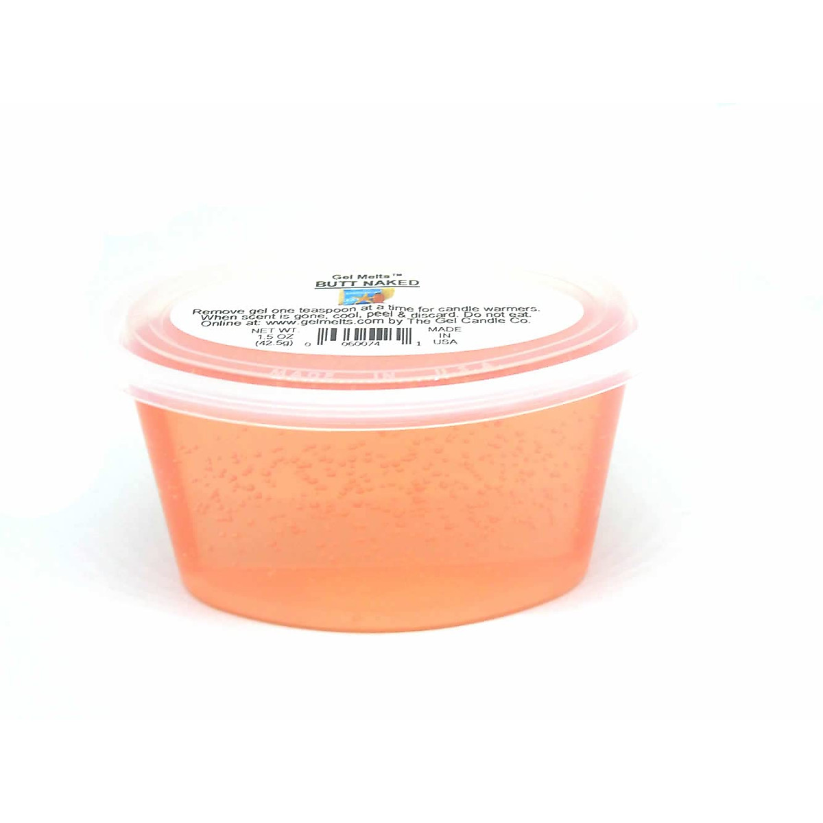 3 Pack of BUTT NAKED Tropical Beach Melon Like Aroma Gel Melts for Warmers and Burners PEEL, MELT, ENJOY