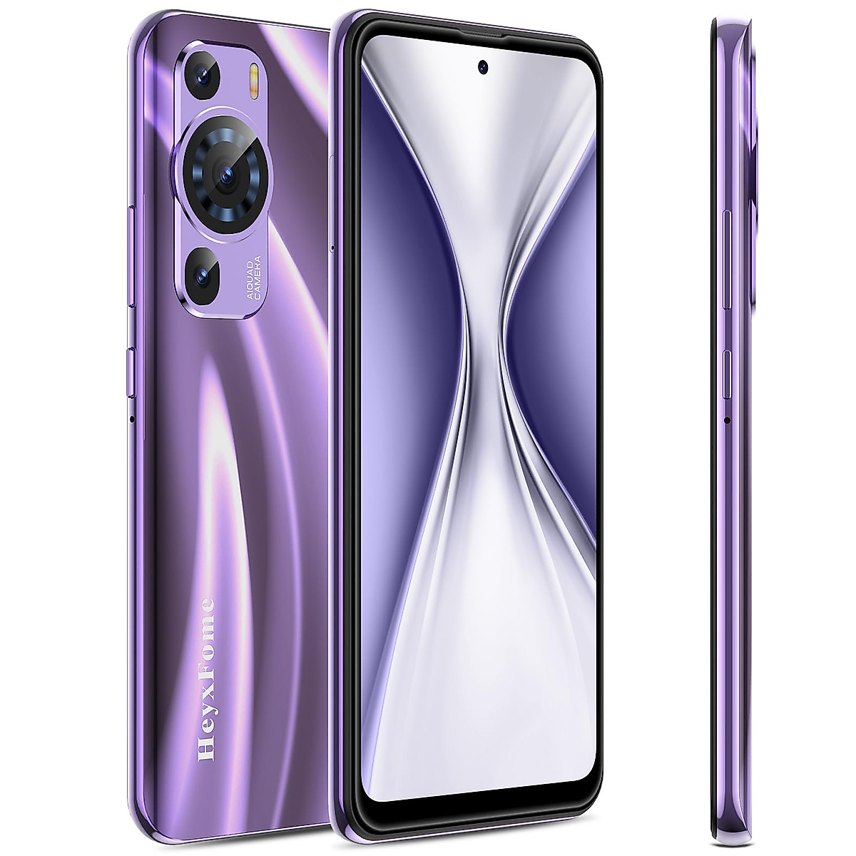 HeyxFome X2 2025 6.5” HD+ Screen GSM Unlocked Cell Phone 4G Mobile Phones 4000mAh Android 12 Smart Phone 16MP RAM 3GB Smartphone Face ID Dual SIM (Only for T-Mobile USA Market) (Purple)