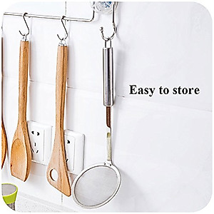 TEMCHY Hot Pot Fat Skimmer Spoon - Stainless Steel Fine Mesh Strainer for Skimming Grease and Foam