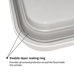 evacu Automatic Vacuum Coffee Canister & Food Storage Container,One-Button Operation Coffee Containers for Coffee Beans,Smart Detection of Vacuum Environment Inside the Canister to Keep Food Fresh-1L