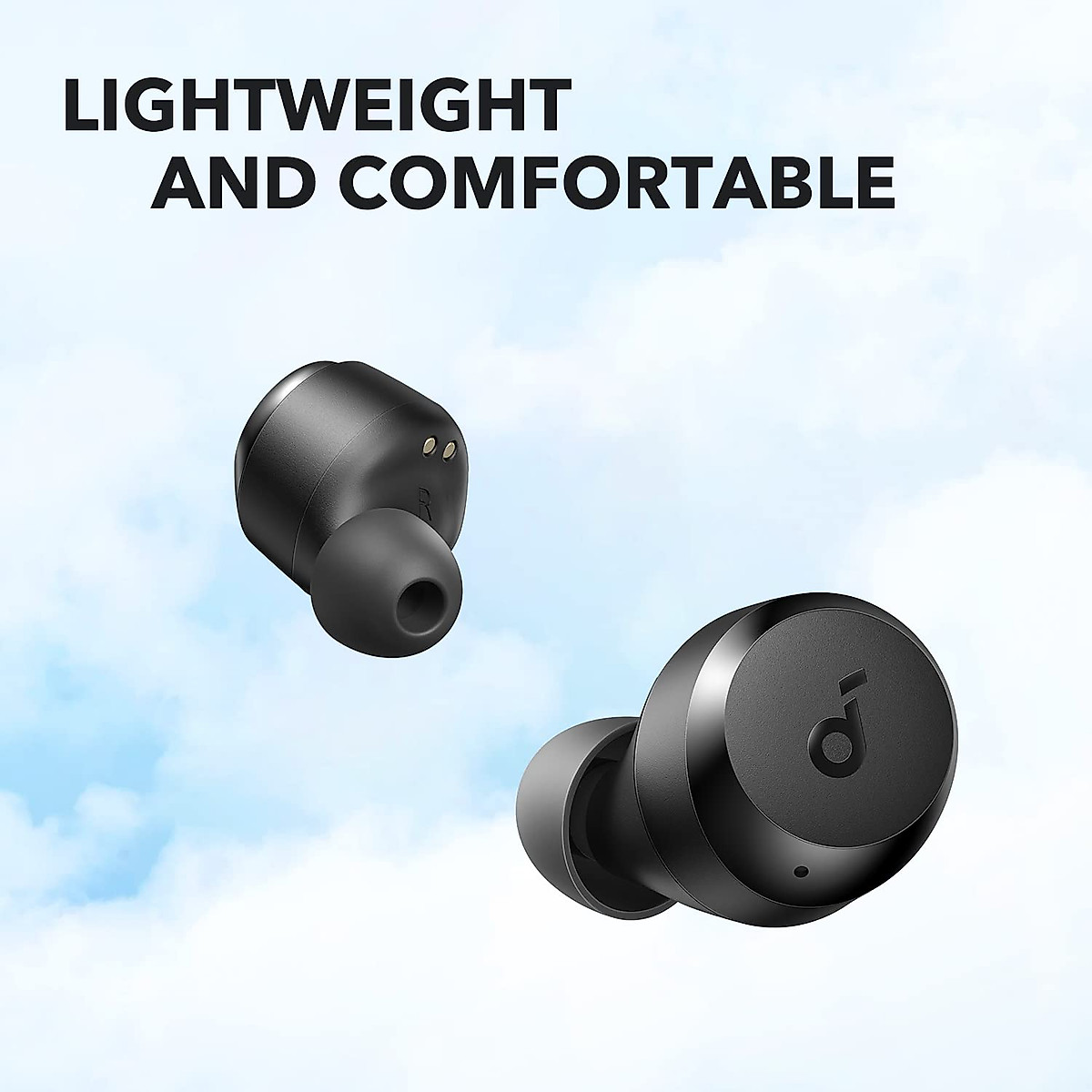 Soundcore by Anker A20i True Wireless Earbuds, Bluetooth 5.3, App, Customized Sound, 28H Long Playtime, Water-Resistant, 2 Mics for AI Clear Calls, Single Earbud Mode (Renewed)