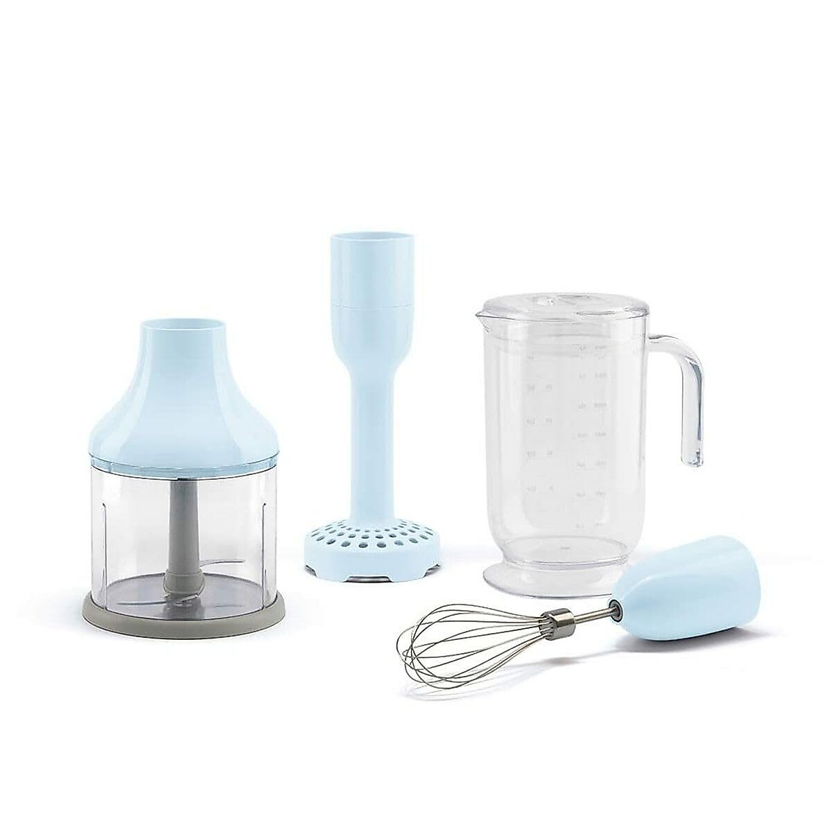 Smeg HBAC11PB Accessories Hand Blender Set of 4 Pastel Blue