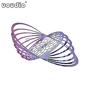 UOUDIO Stainless Steel Wind Spinner- 3D Indoor Outdoor Garden Decoration Crafts Ornaments (Dreamcatcher)