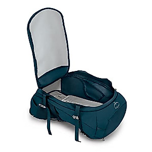 Osprey Fairview Trek 50 Women's Travel and Backpacking Backpack, Night Jungle Blue