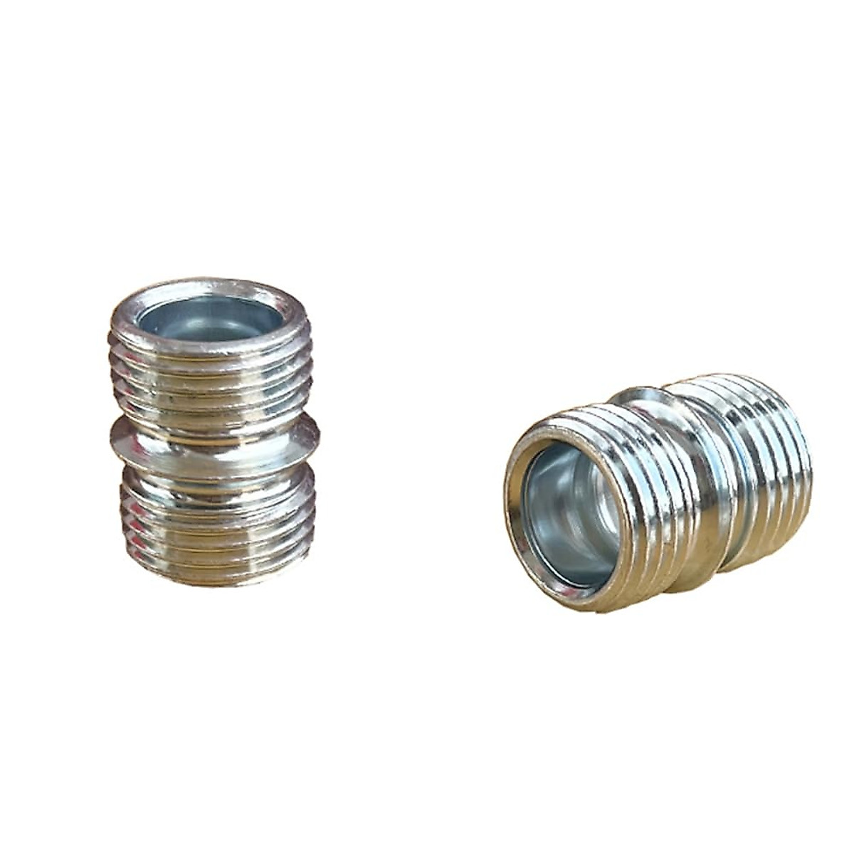 Véga 4 Piece Small Threaded Pole Connectors Compatible with Little 3/4"" Shelving Post, Shelving Post Coupler Connector for Extending Wire Rack Shelving, Blue, spc-4-12