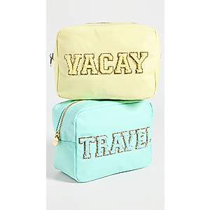 Stoney Clover Lane Women's Vacay Banana Large Pouch, Banana/Vacay, Yellow, Graphic, One Size