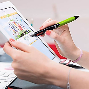 BIC 4-Color Grip Stylus Ball Pen, Medium Point (1.0mm), Assorted Inks, 1-Count (MMGSTP11)