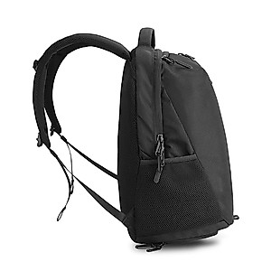 Kah&Kee Compact Gym Work Backpack Waterproof Travel School Bag Good for Laptop and Multipurpose (Black II)